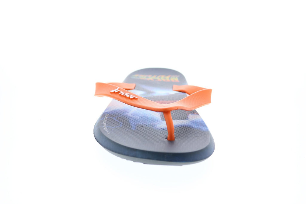 Rider R1 Blockbuster Back To The Future Mens Orange Flip-Flops Sandals ...