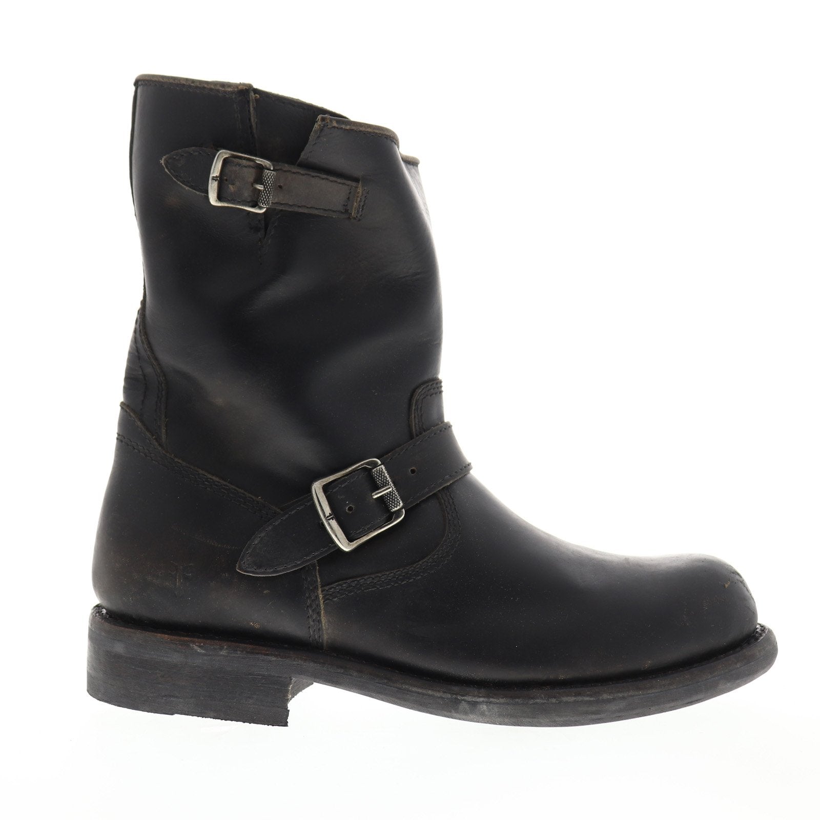 frye engineer boots black