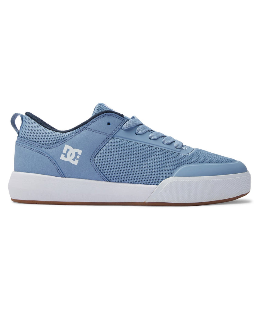 DC Transit ADYS700227-LBL Mens Blue Leather Skate Inspired Sneakers Sh ...
