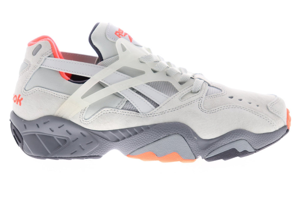 Reebok Graphlite Pro Gid BD3004 Mens Gray Suede Low Top Lifestyle Snea ...