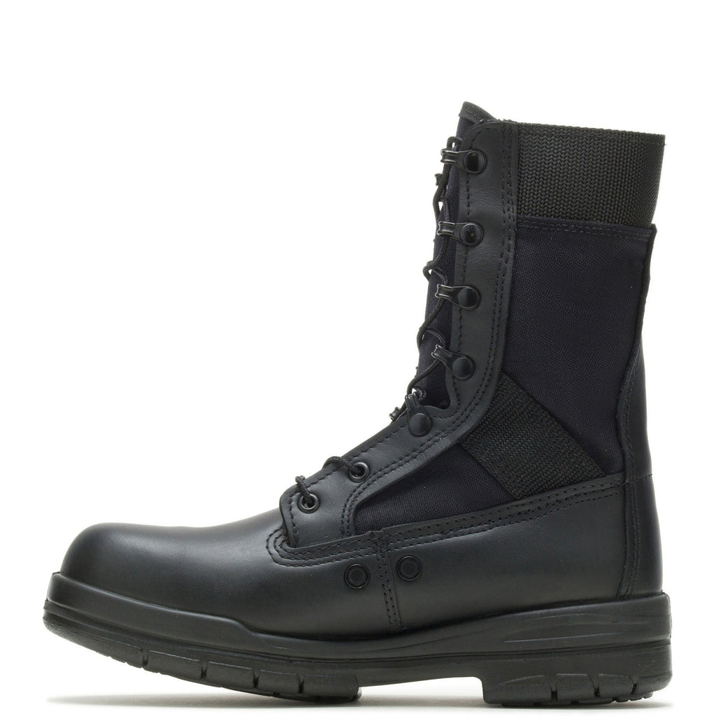 Bates Jungle Boot 8" E00724 Womens Black Wide Leather Lace Up Tactical ...