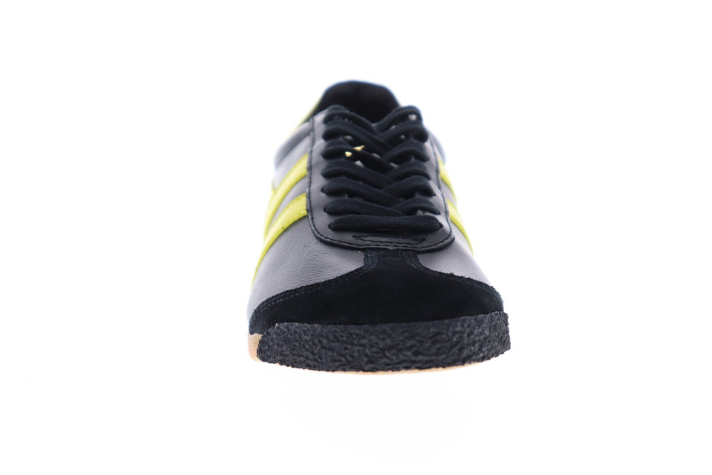 Gola Harrier 50 CMA504 Mens Black Leather Retro Low Top Lifestyle Snea ...