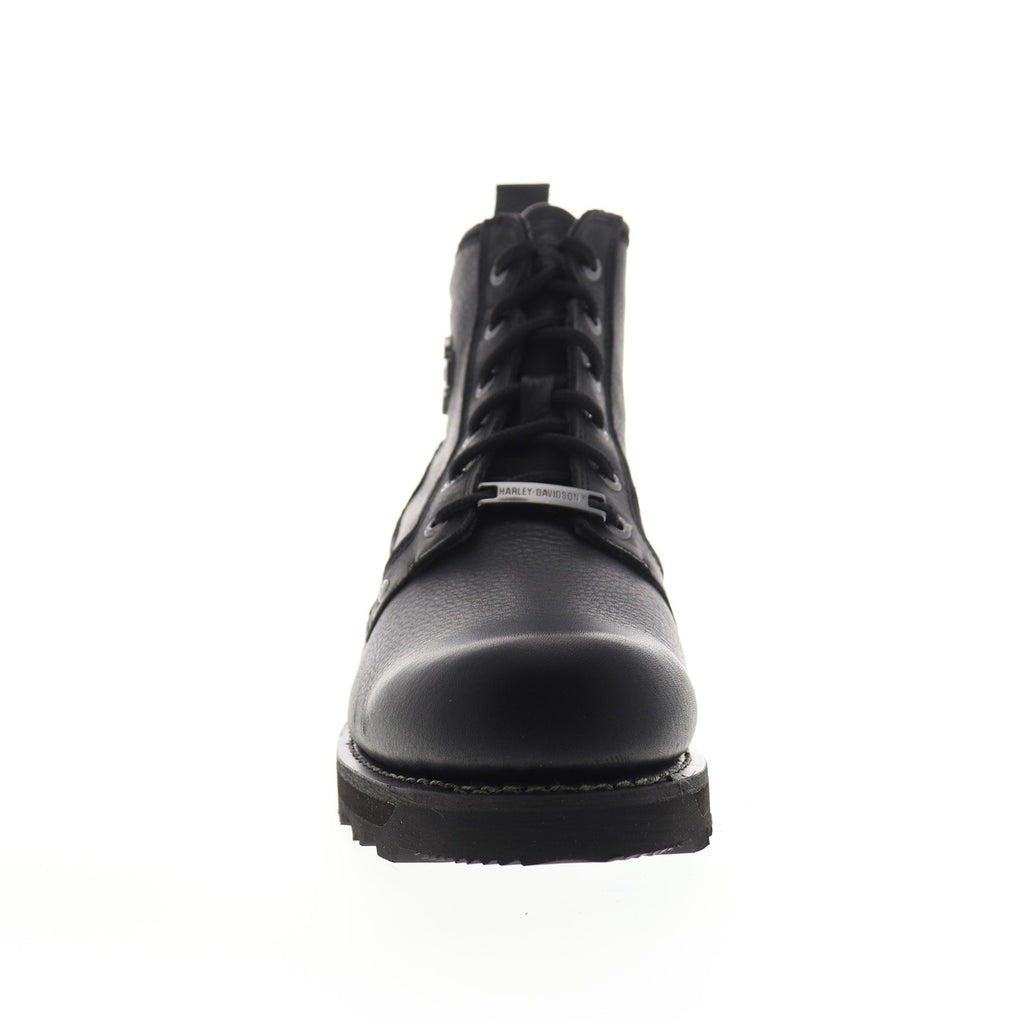 Harley-Davidson Griggs D93510 Mens Black Leather Lace Up Motorcycle Bo ...