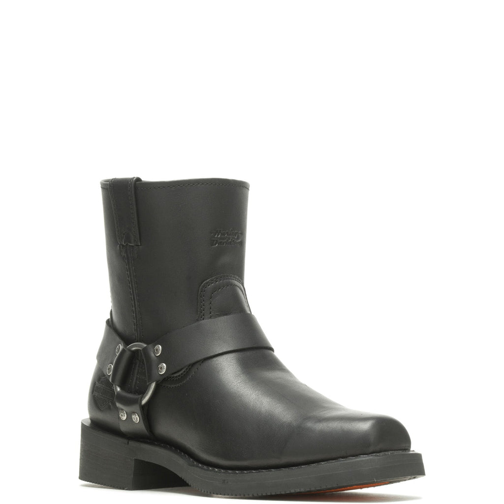 Harley-Davidson El Paso D94422 Mens Black Leather Wide Motorcycle Boot ...