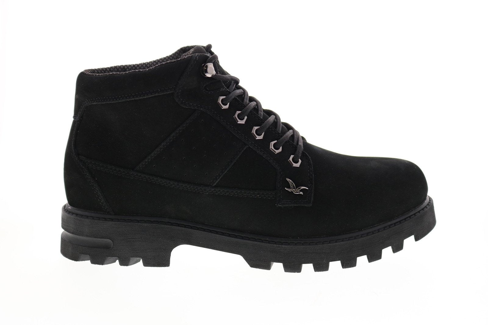 Lugz Birdman Lifestyle MLITHN-001 Mens Black Nubuck Ankle Boots - Ruze ...
