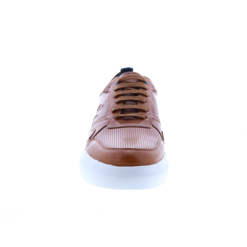 Robert Graham Cheval RG5410L Mens Brown Leather Lifestyle Sneakers Sho ...