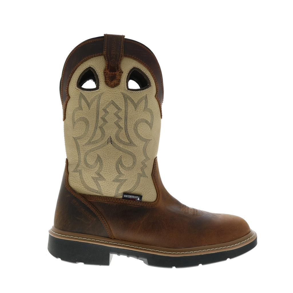 Wolverine Rancher Durashocks Waterproof CarbonMax 10" Mens Brown Work ...
