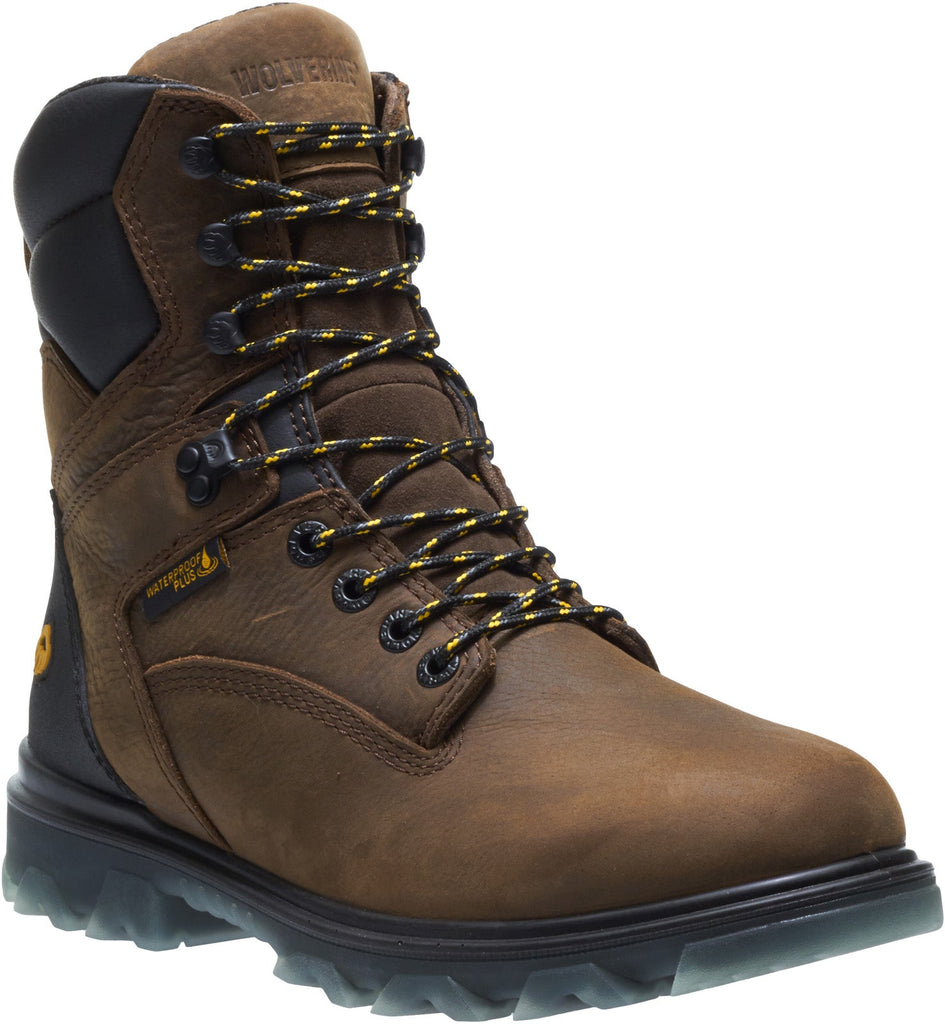 Wolverine I-90 Winter Hi 8" Insulated Waterproof Mens Brown Work & Saf ...