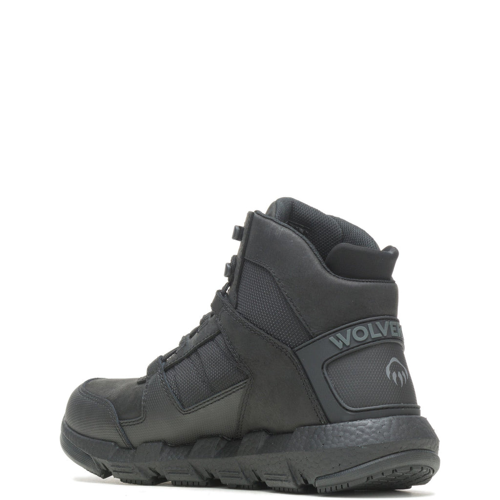 Wolverine Rev Ultraspring FX Vent DuraShocks FLX 6" Mens Black Work Bo ...