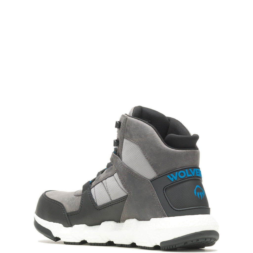 Wolverine Rev UltraSpring FX DuraShocks FLX CarbonMax 6" Mens Gray Boo ...