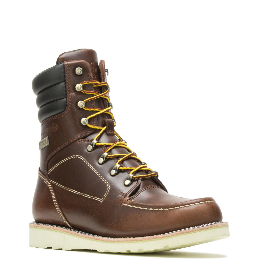 Wolverine Upland Boot 8" W880293 Mens Brown Wide Leather Lace Up Work ...