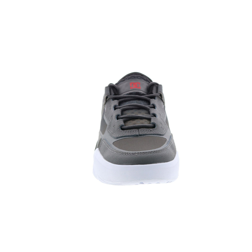 DC Metric ADYS100626-XSKR Mens Gray Leather Skate Inspired Sneakers Sh ...