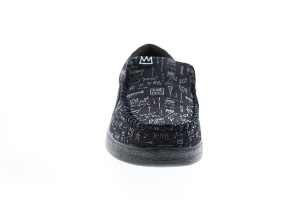 DC Basquiat Villain 2 Mens Black Lifestyle Sneakers Shoes - Ruze Shoes