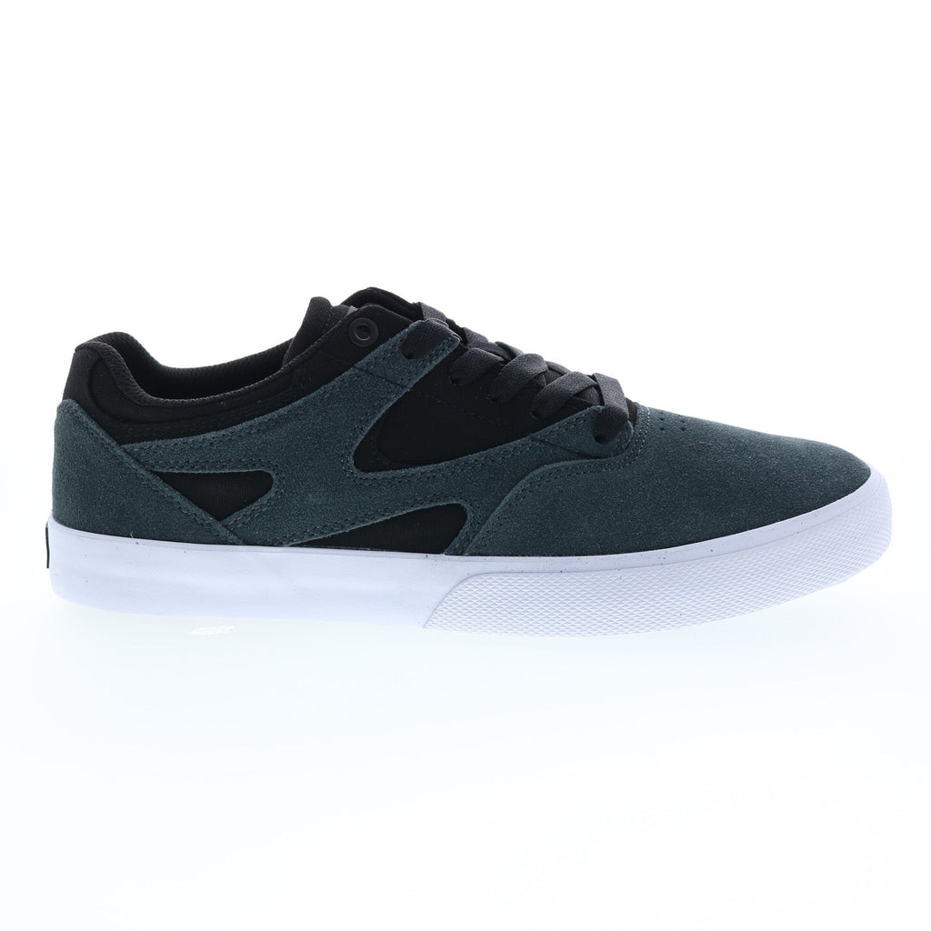 DC Kalis Vulc ADYS300569-GBG Mens Gray Suede Skate Inspired Sneakers ...