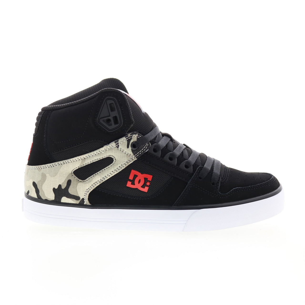 DC Pure High-Top WC ADYS400043-ACB Mens Black Skate Inspired Sneakers ...