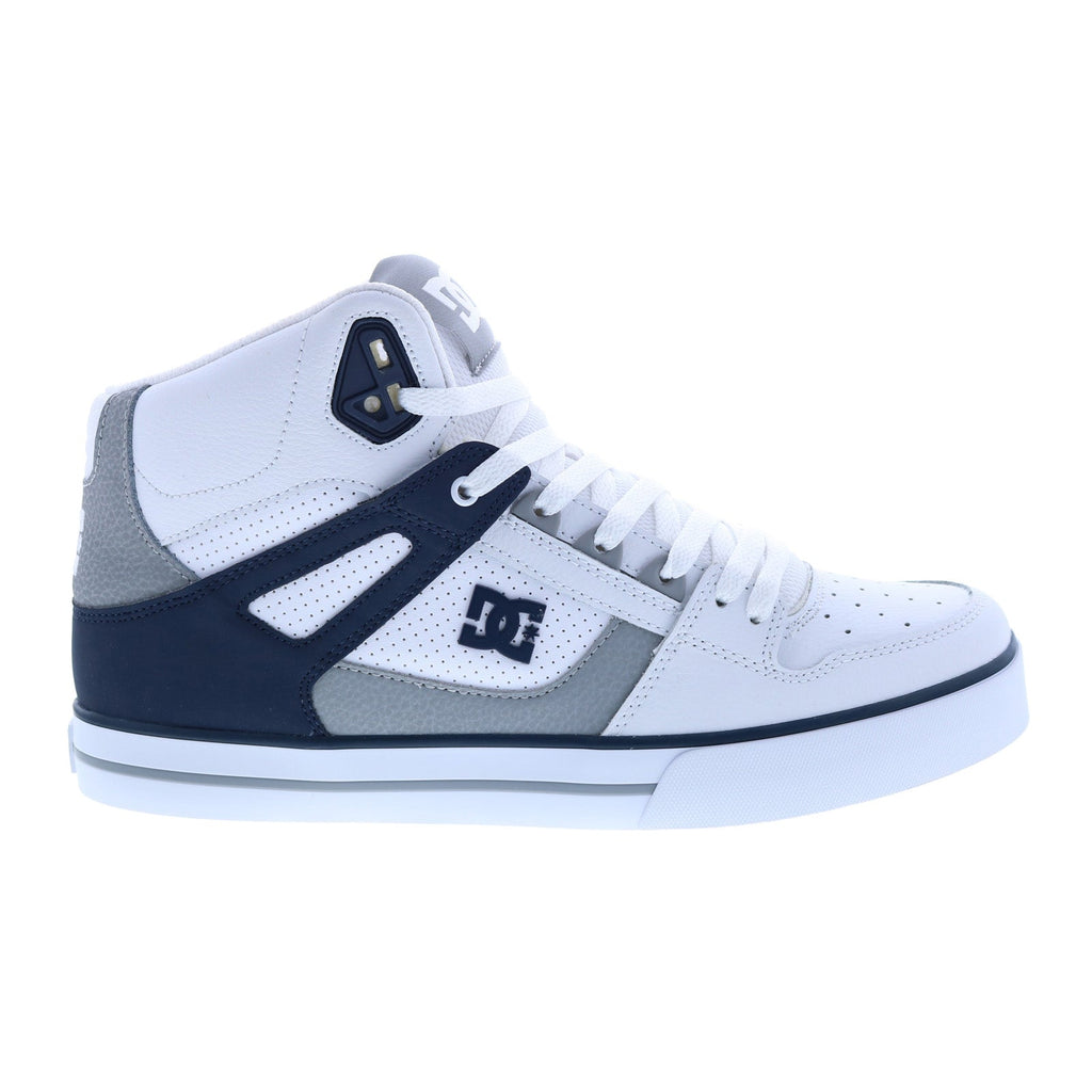 DC Pure High-Top WC ADYS400043-WNY Mens White Leather Skate Sneakers S ...