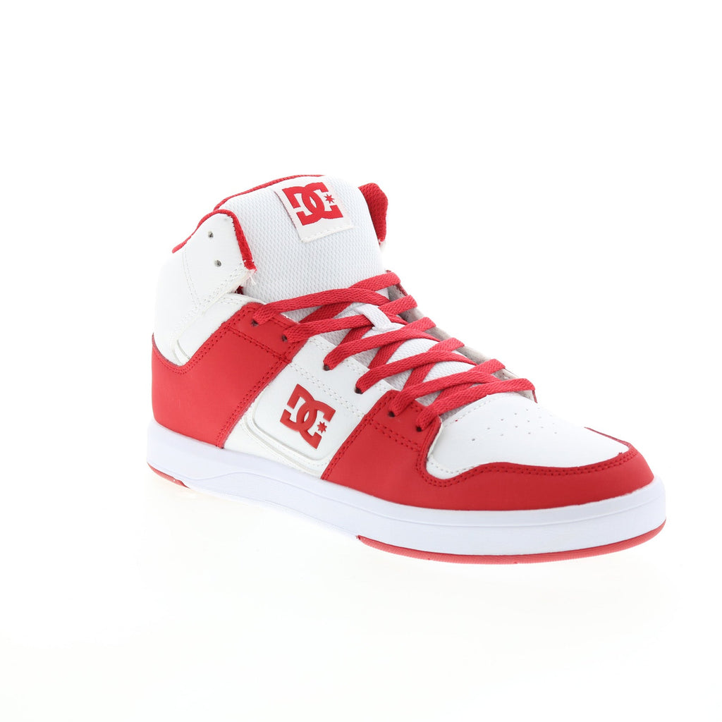 DC Cure Hi Top ADYS400072-WRD Mens Red Skate Inspired Sneakers Shoes ...