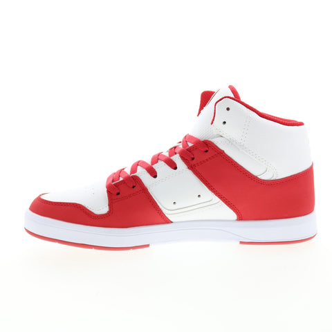 DC Cure Hi Top ADYS400072-WRD Mens Red Skate Inspired Sneakers Shoes ...