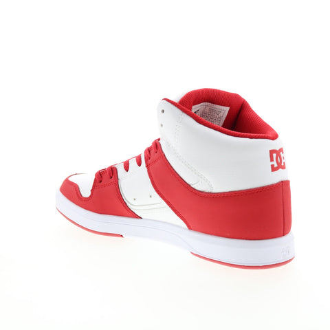 DC Cure Hi Top ADYS400072-WRD Mens Red Skate Inspired Sneakers Shoes ...