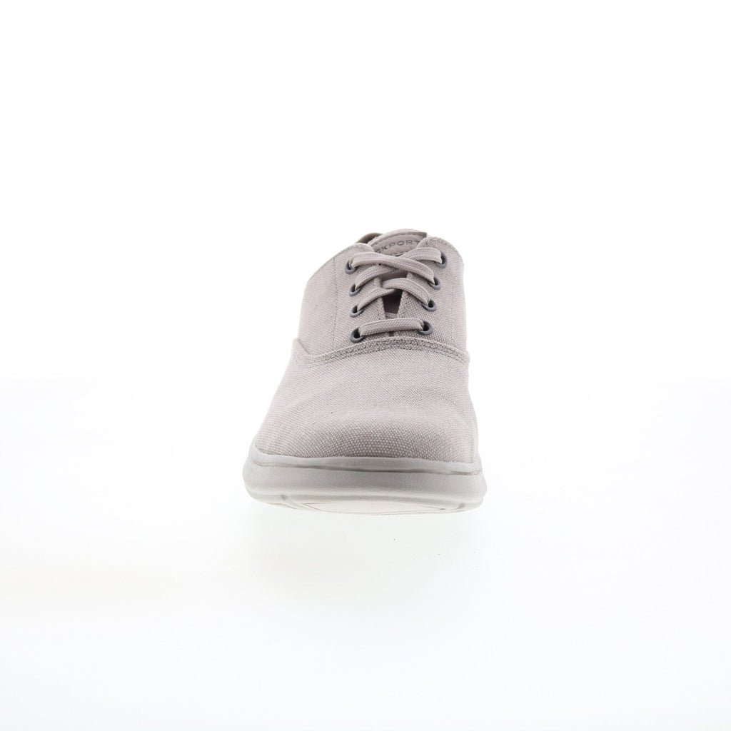 Rockport Zaden CVO CI4429 Mens Gray Wide Canvas Lifestyle Sneakers Sho ...
