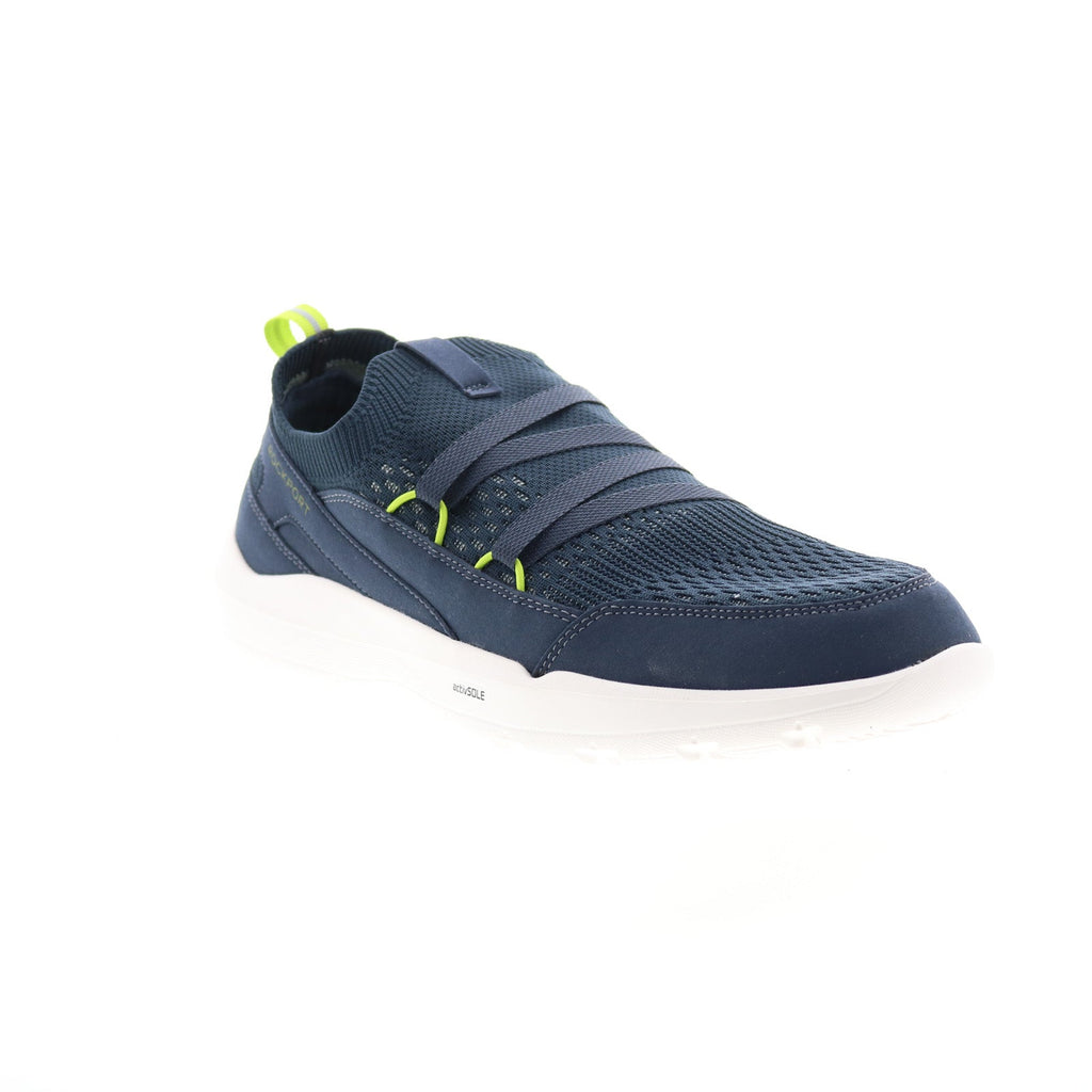 Rockport TruFlex M Evolution Mudguard Pull Up Mens Blue Sneakers Shoes ...