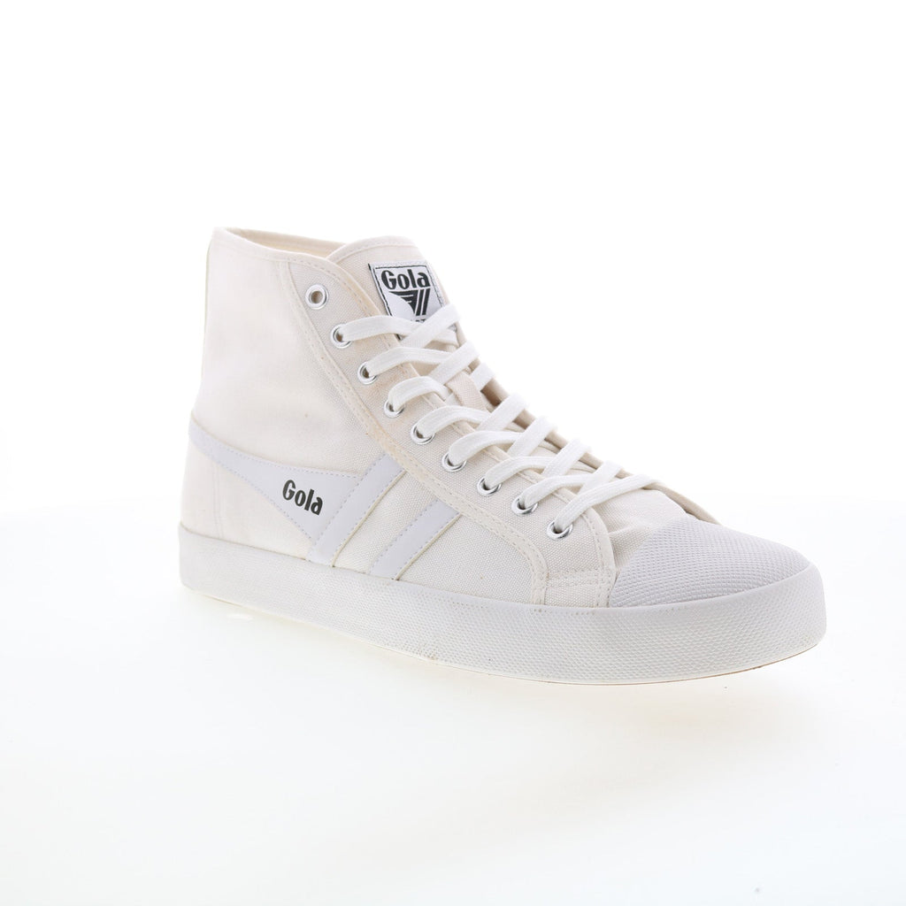 Gola Coaster High CMA205 Mens Beige Canvas Lifestyle Sneakers Shoes ...