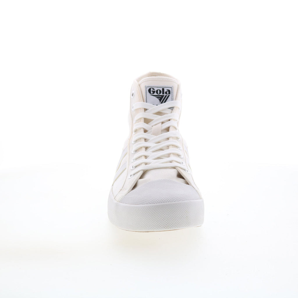 Gola Coaster High CMA205 Mens Beige Canvas Lifestyle Sneakers Shoes ...