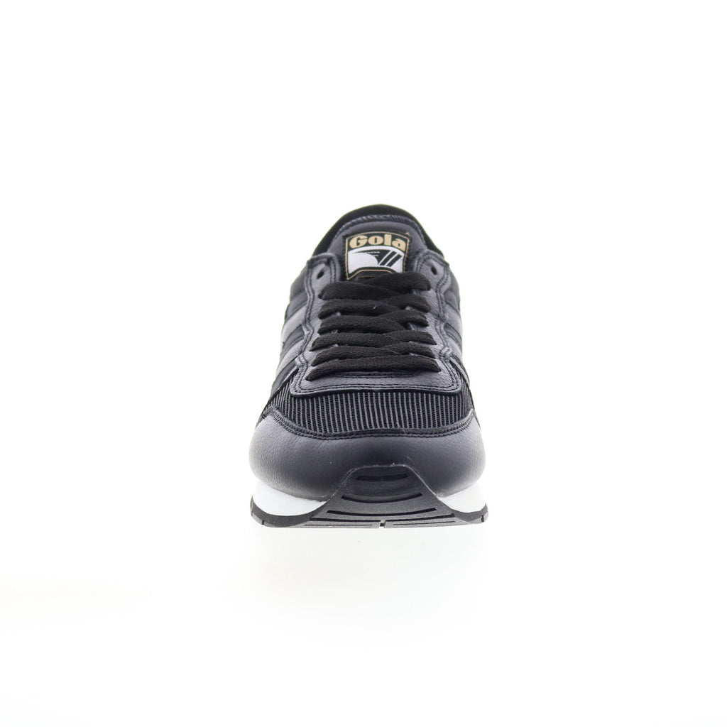 Gola Daytona Leather CMB042 Mens Black Leather Lifestyle Sneakers Shoe ...