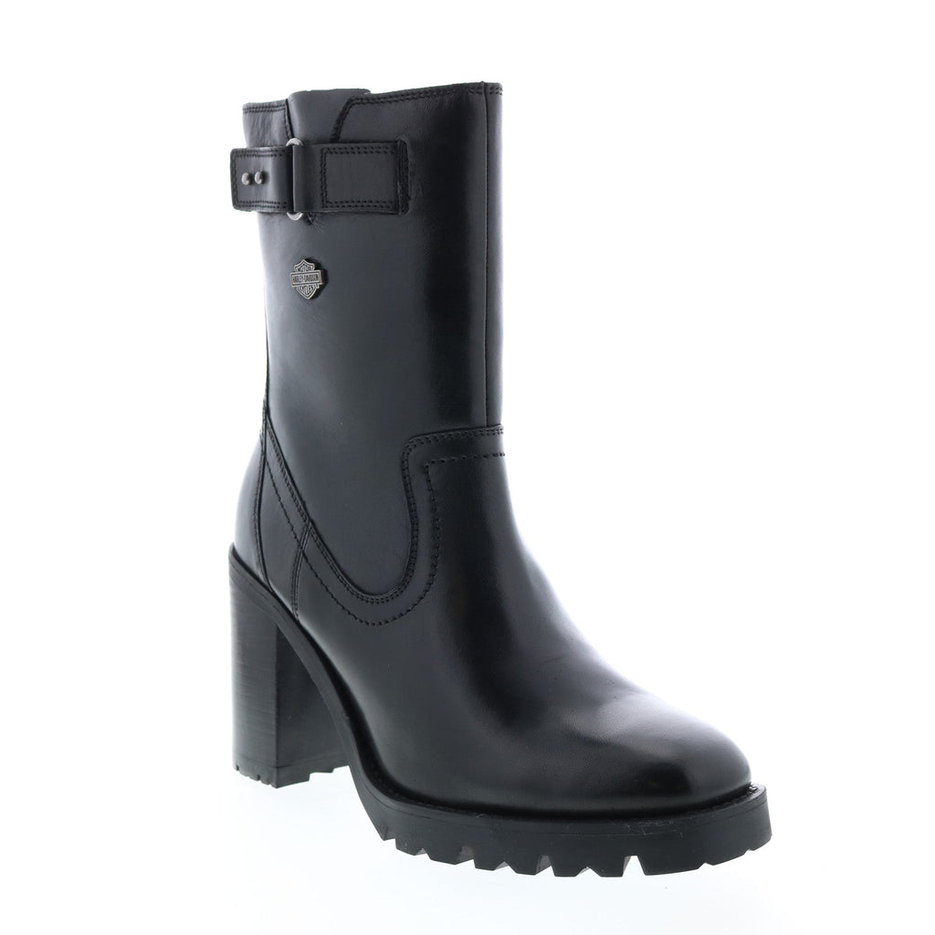 Harley-Davidson Adina Pull On D84730 Womens Black Motorcycle Boots ...
