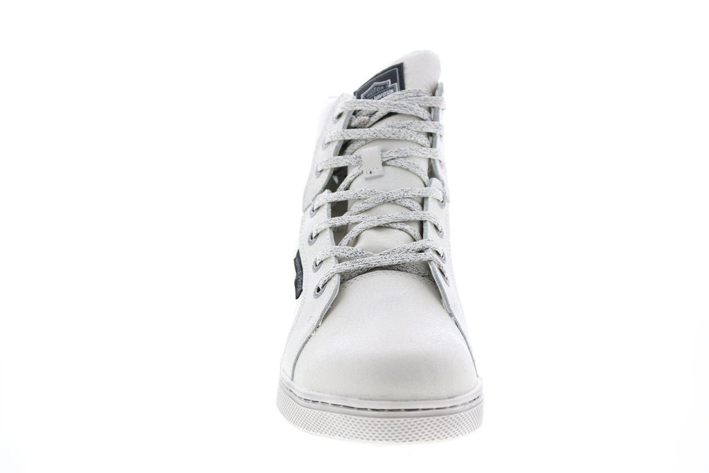 Harley-Davidson Bateman D93630 Mens White Lifestyle Sneakers Shoes ...