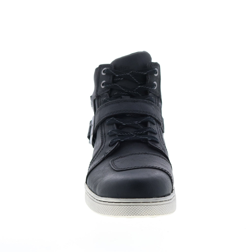 Harley-Davidson Bateman D93726 Mens Black Leather Wide Motorcycle Boot ...