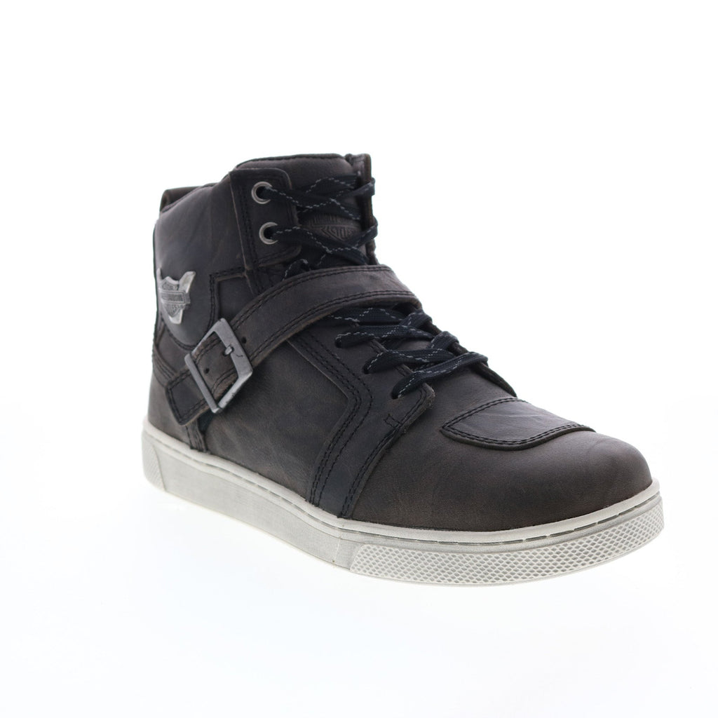 Harley-Davidson Bateman 4" D93727 Mens Gray Wide Motorcycle Boots ...