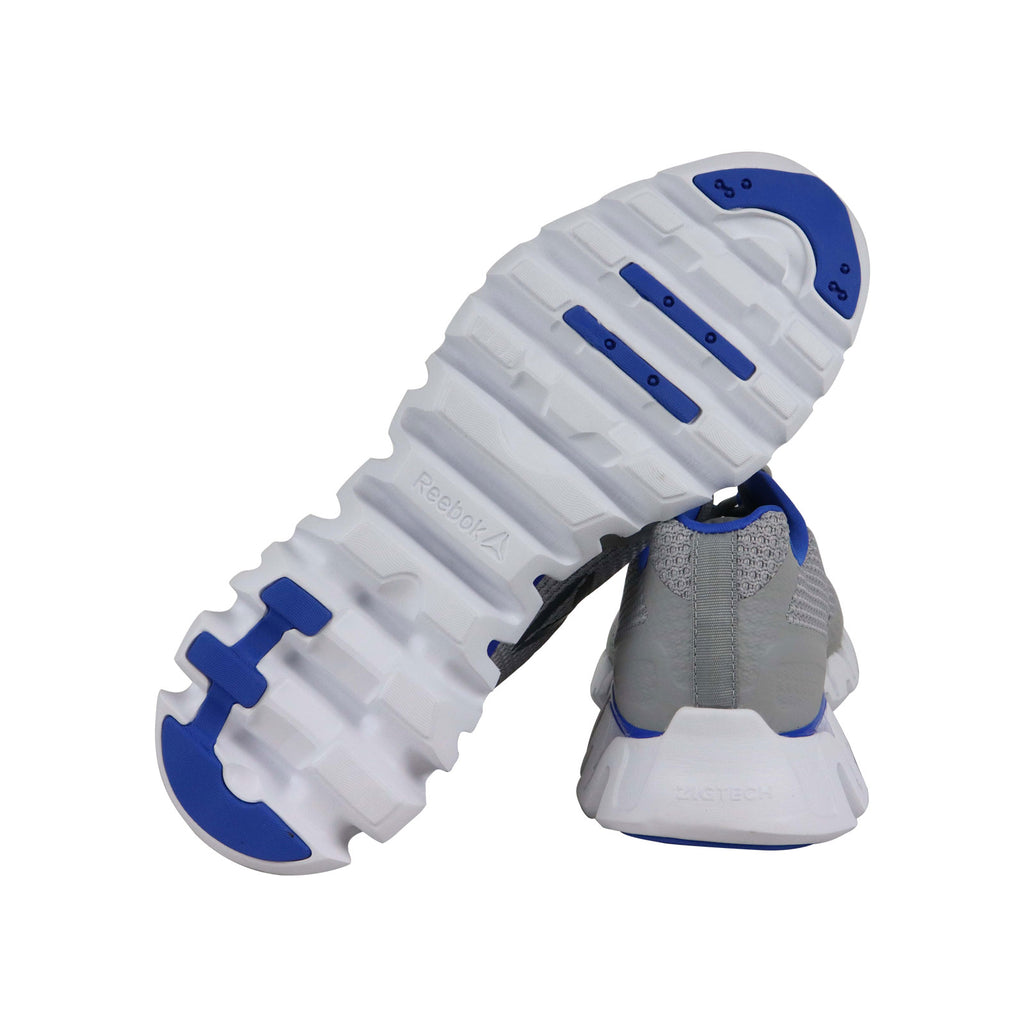 Reebok Zig Pulse SE DV3708 Mens Gray Canvas Lace Up Athletic Gym Runni ...