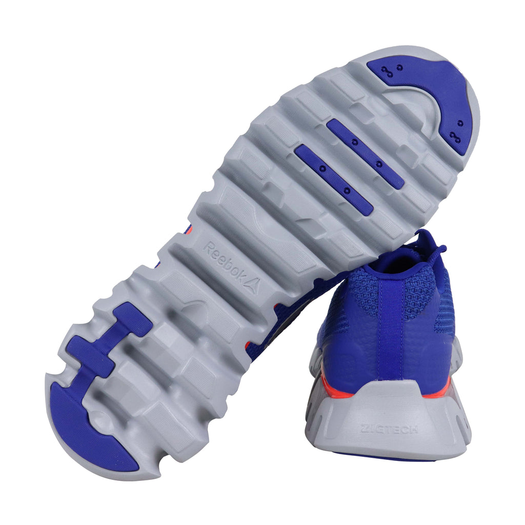 Reebok Zig Pulse SE DV3711 Mens Blue Canvas Lace Up Athletic Gym Runni ...