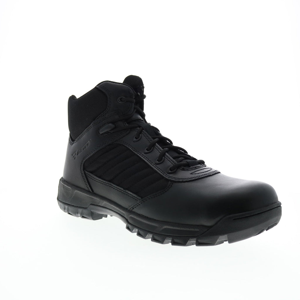 Bates Tactical Sport 2 Mid Side Zip E03161 Mens Black Leather Tactical ...