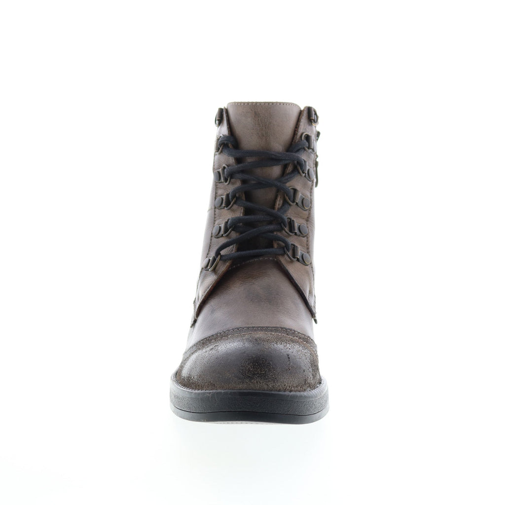 Bed Stu Florine F381000 Womens Gray Leather Lace Up Ankle & Booties Bo ...
