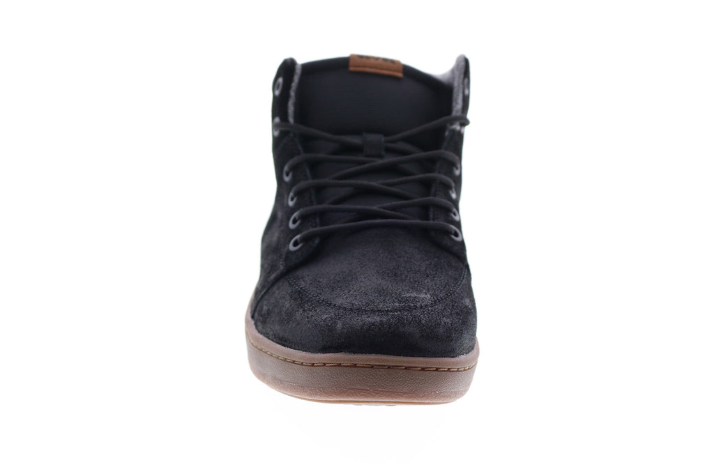 Globe GS Boot Mens Black Leather Lace Up Skate Inspired Sneakers Shoes ...