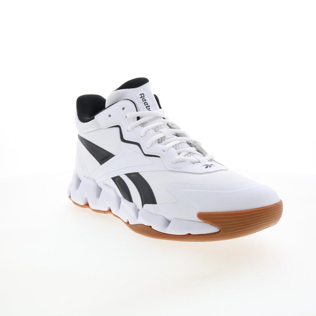 Reebok Zig Encore Mens White Synthetic Lace Up Lifestyle Sneakers Shoe ...