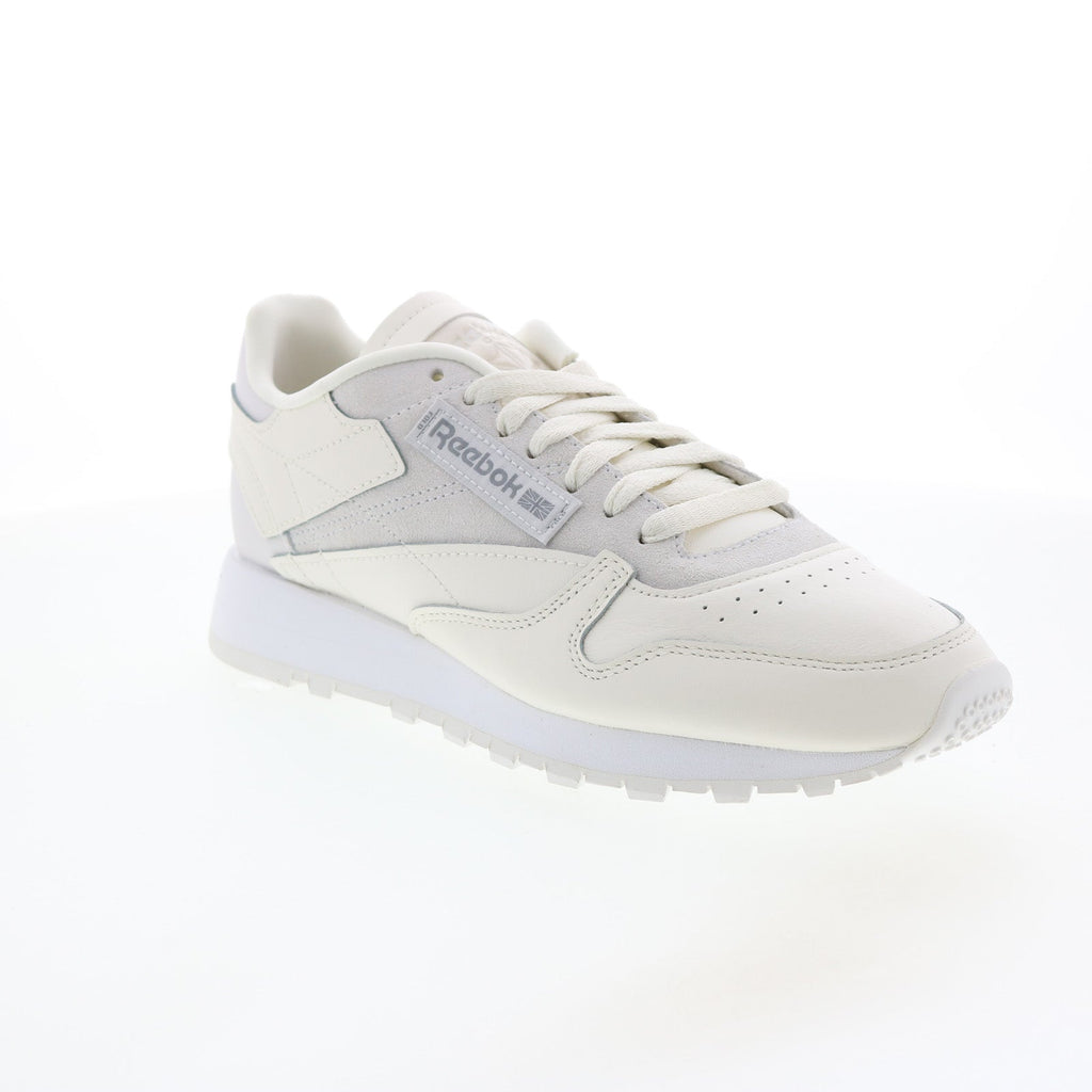 Reebok Classic Leather GX6197 Mens Beige Leather Lifestyle Sneakers Sh ...