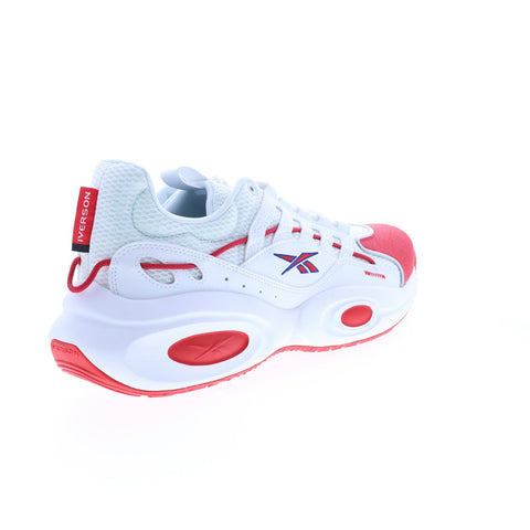Reebok Solution Mid GY0930 Mens White Leather Athletic Basketball Shoe ...
