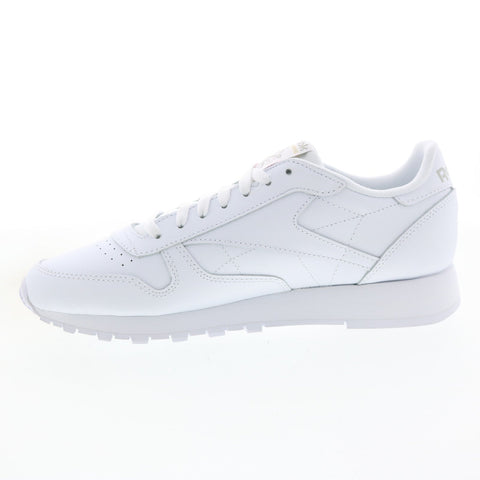 Reebok Classic Leather GY0953 Mens White Lace Up Lifestyle Sneakers Sh ...