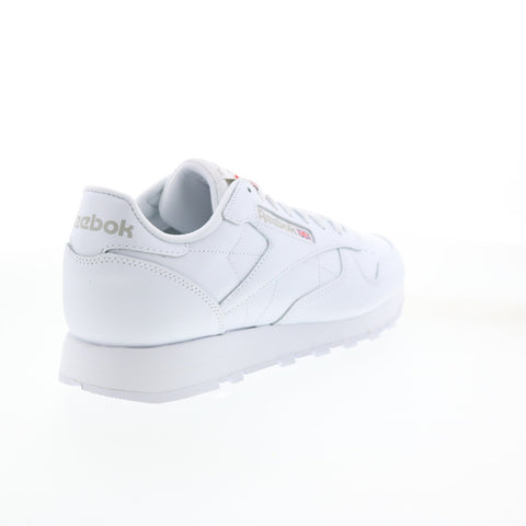 Reebok Classic Leather GY0953 Mens White Lace Up Lifestyle Sneakers Sh ...