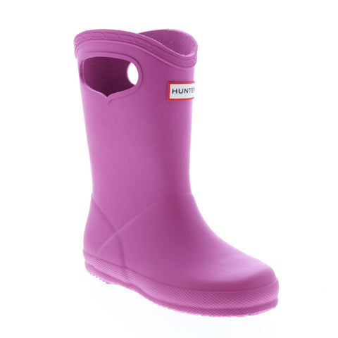 Hunter Little Kids First Classic Pull-On Boys Girls Pink Rain Boots ...