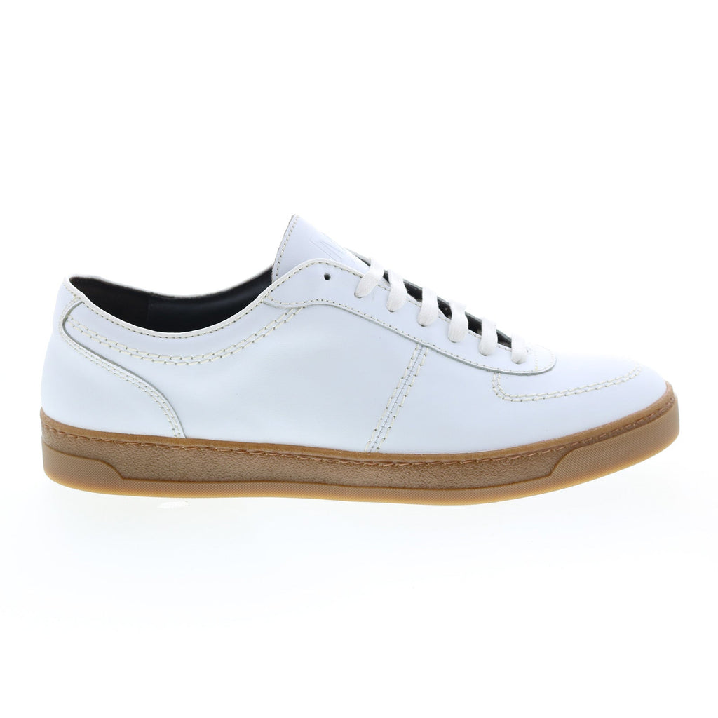 Bruno Magli Dominico MB1DOMG0 Mens White Leather Lifestyle Sneakers Sh ...