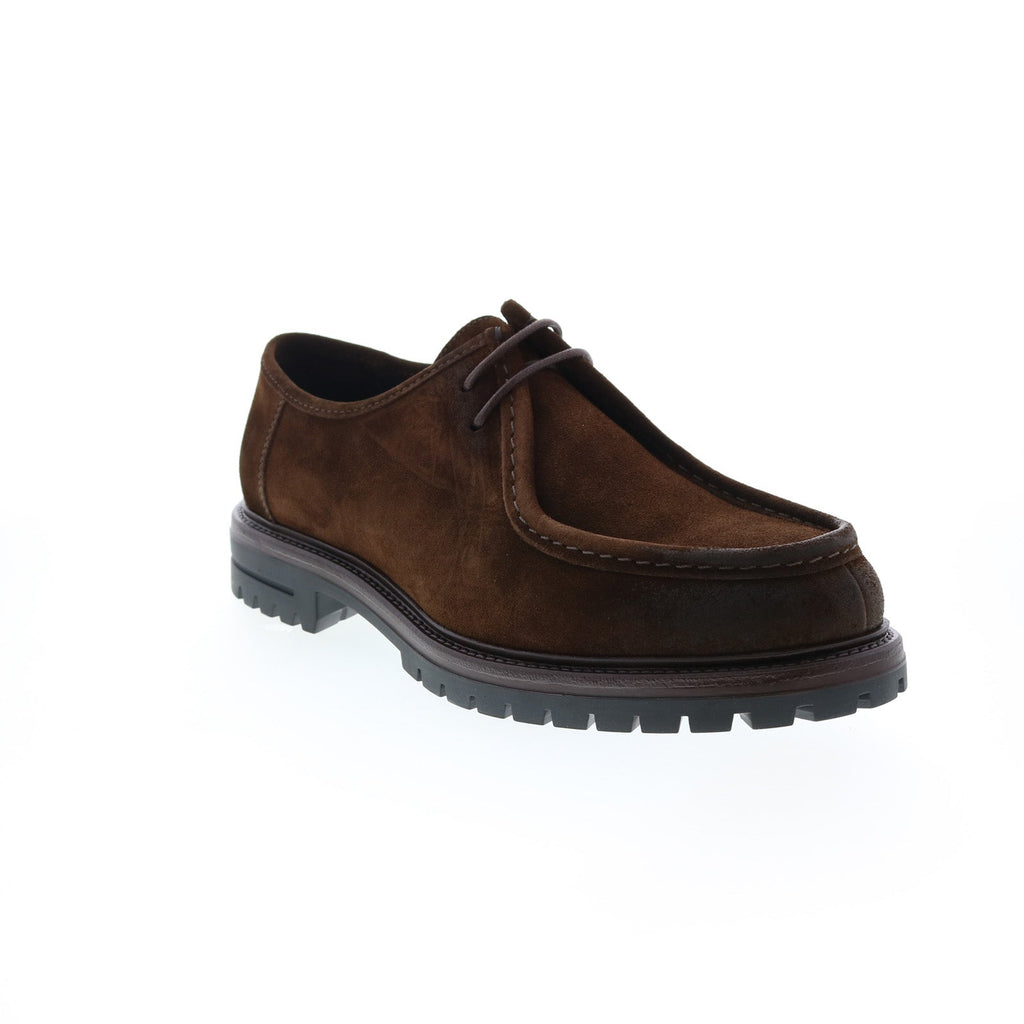 Bruno Magli Hopper MB1HPRD1 Mens Brown Suede Oxfords Plain Toe Shoes ...