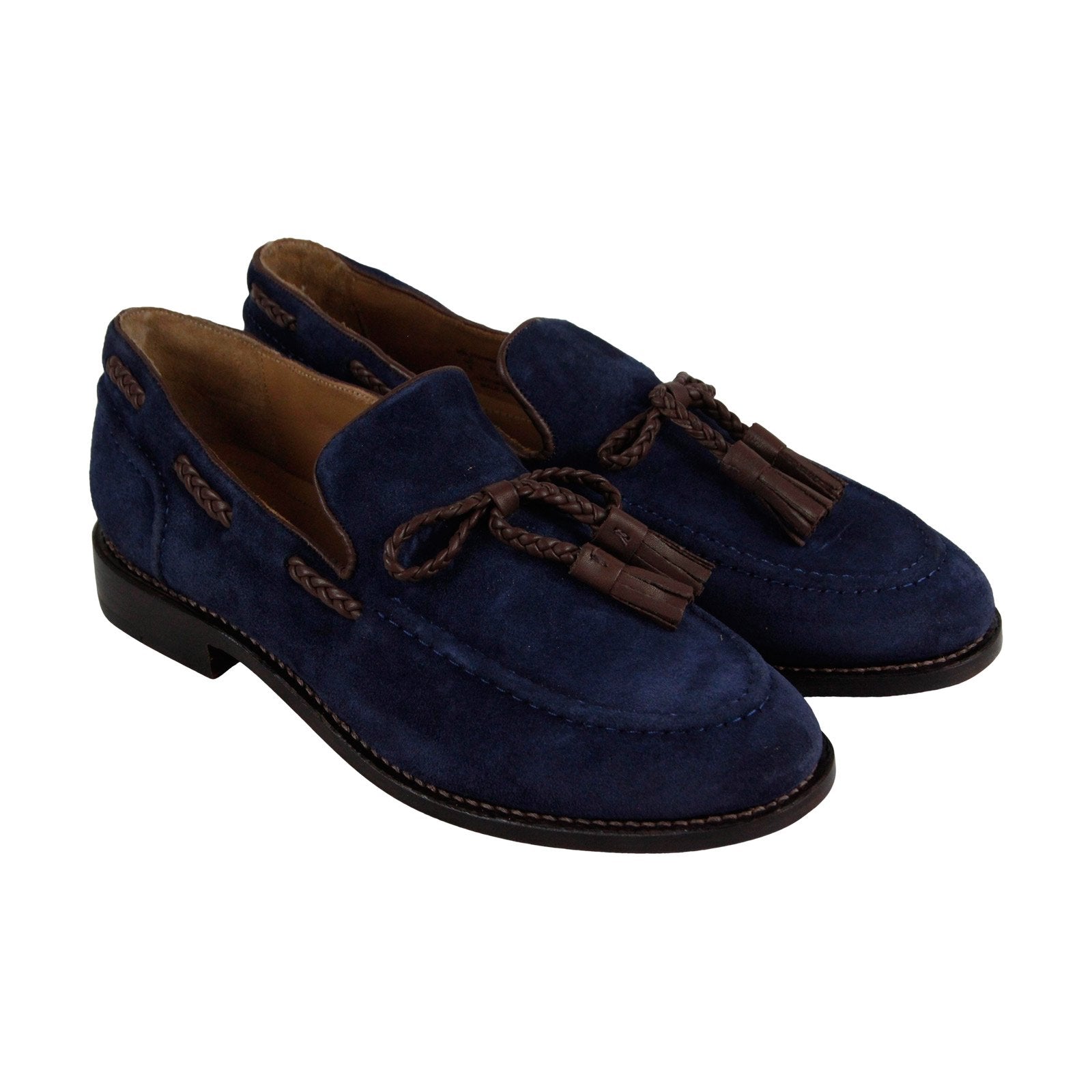 Michael Bastian Michael Bastian Loafer Mens Blue Suede Loafers Casual ...
