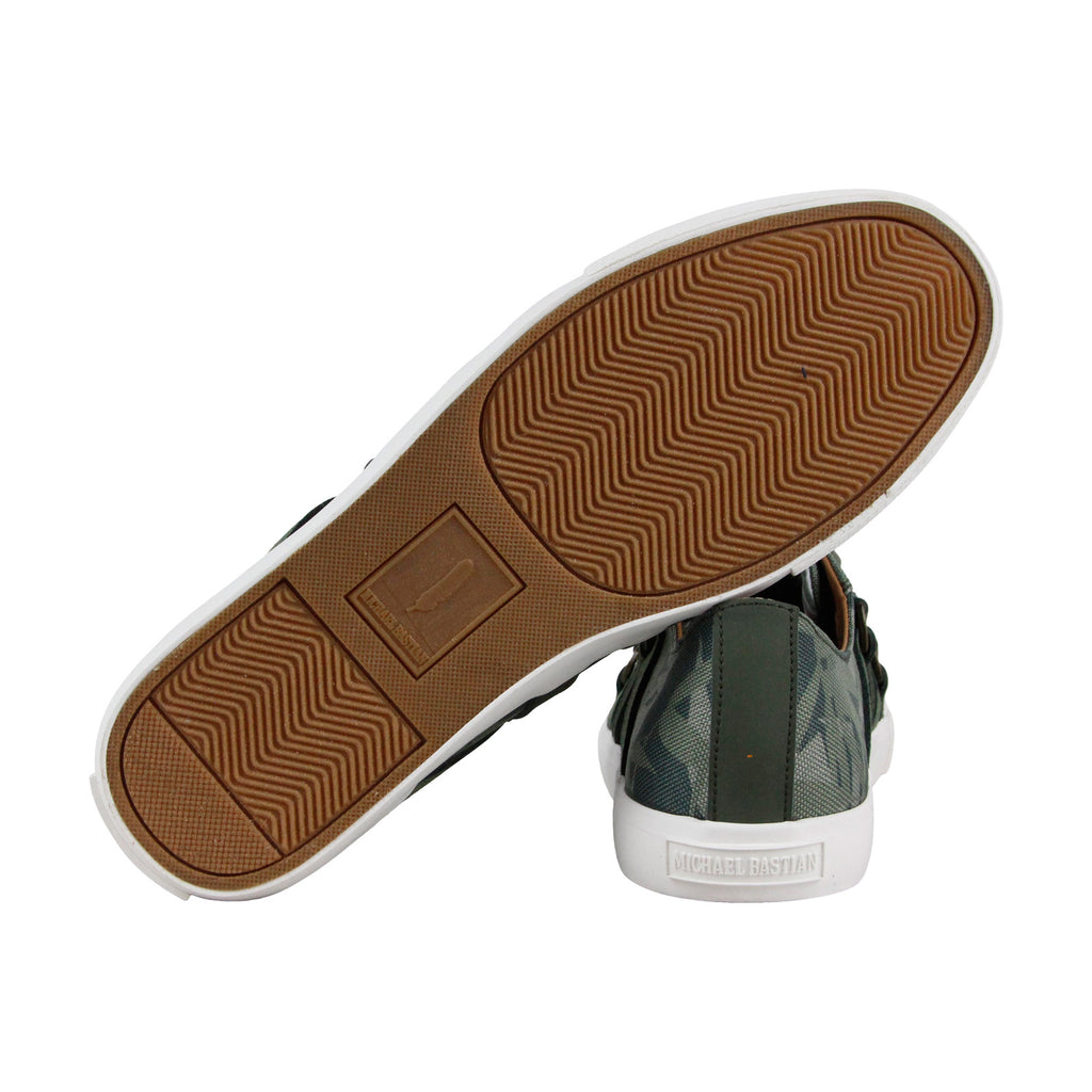 Michael Bastian Signature Sneaker MB1S00015 Mens Green Lifestyle Sneak ...