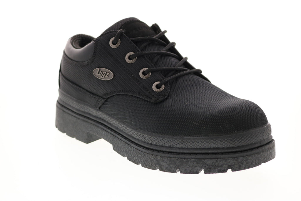 Lugz Drifter LO Ballistic MDRLT-001 Mens Black Canvas Oxfords Casual S ...
