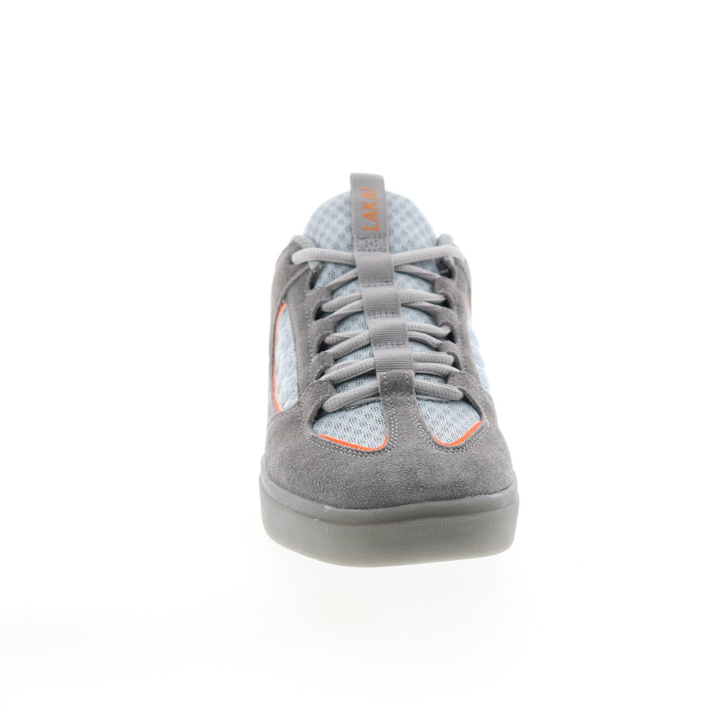 Lakai Carroll MS1210117B00 Mens Gray Suede Skate Inspired Sneakers Sho ...