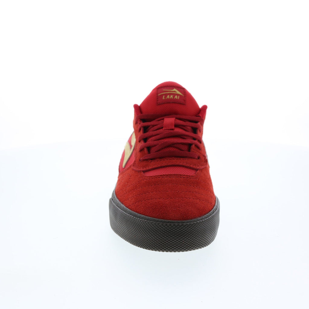 Lakai Cambridge MS1220252A00 Mens Red Suede Skate Inspired Sneakers Sh ...